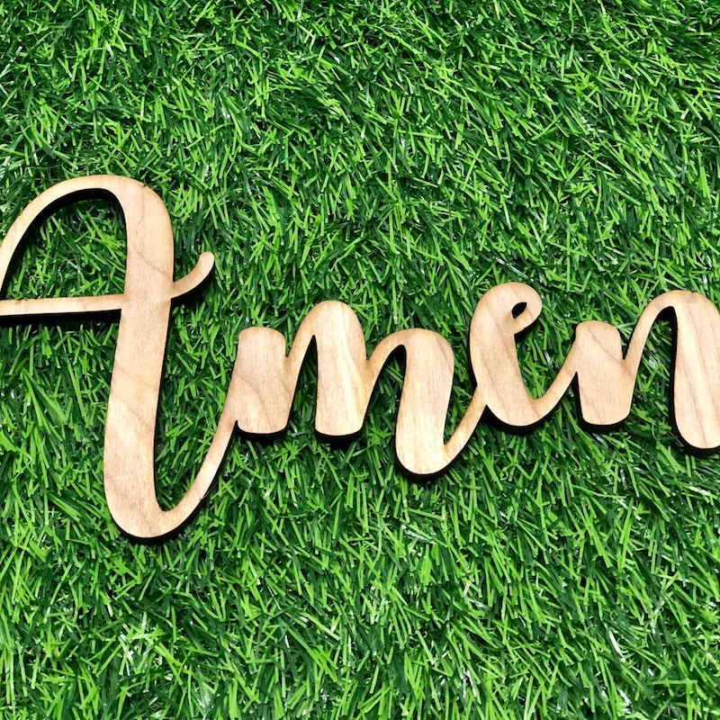Amen Sign - Etsy