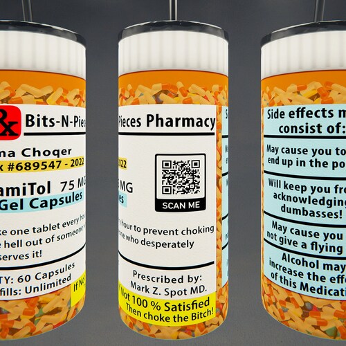 Medication growacet 20oz Tumbler Digital Design - Etsy