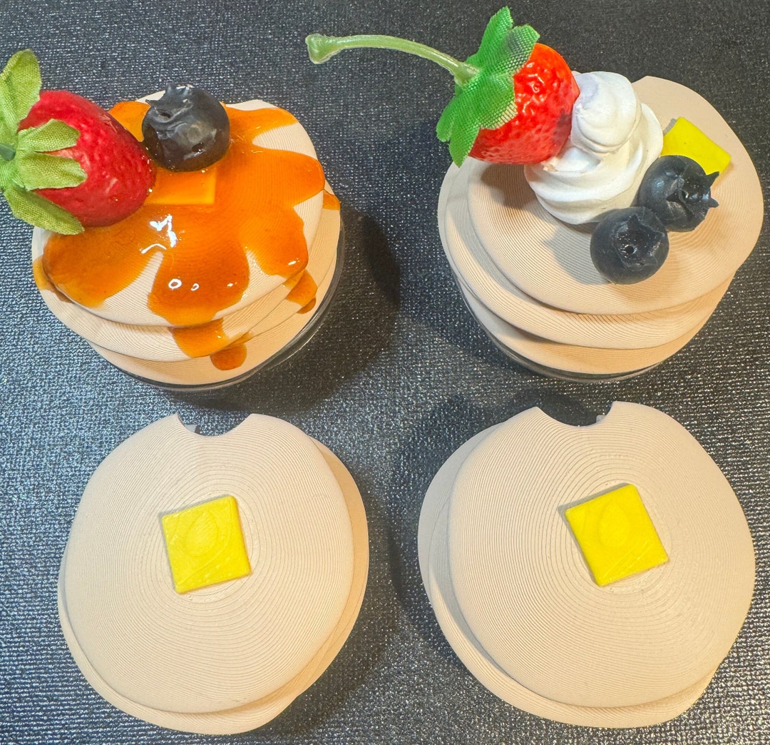 3D Printed Plain Unpainted Stack of Pancakes - Etsy