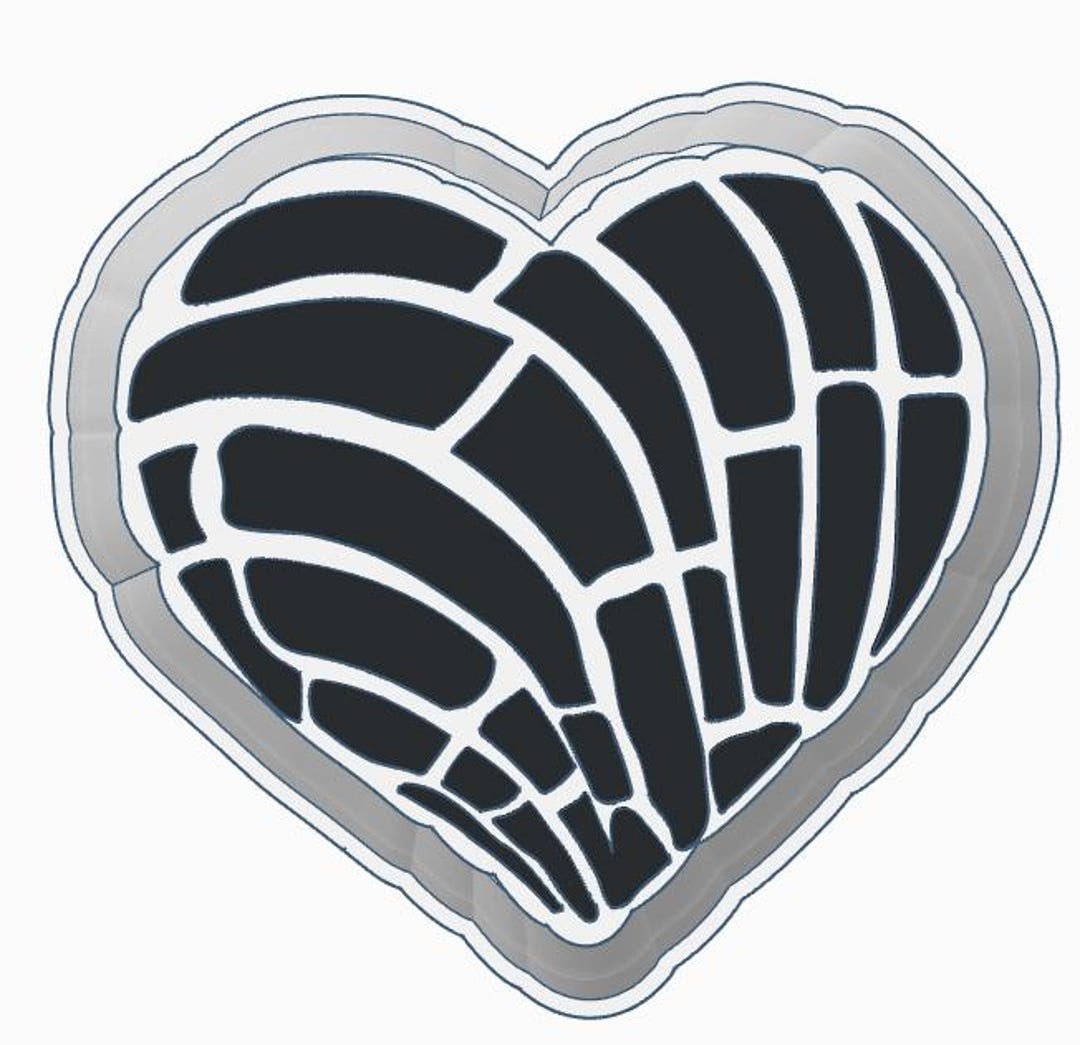 Heart Concha - Digital Freshie Mold Housing STL - Etsy