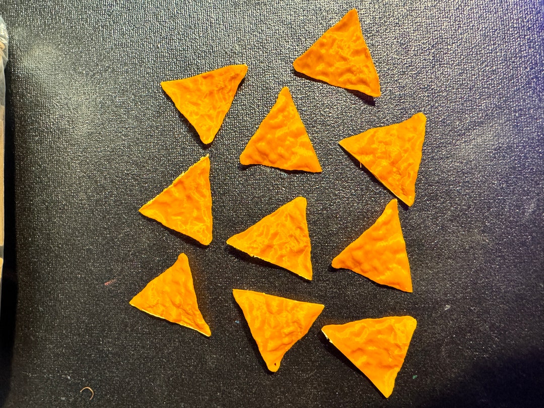 3D Printed Chips Snack 10 Pieces for Creating Toppers and Other Crafts ...
