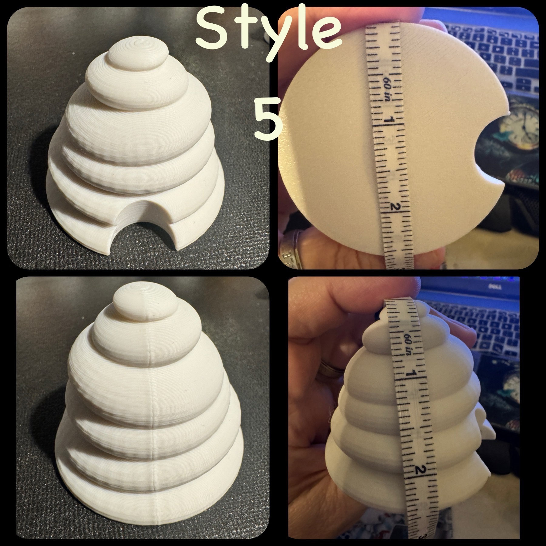 3D Printed Ice Cream Topper for 20oz Tumbler - Etsy