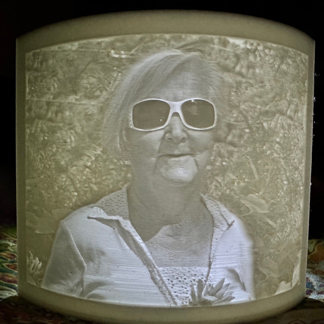 Custom Lithophane 3d Printed Image Night Light Etsy
