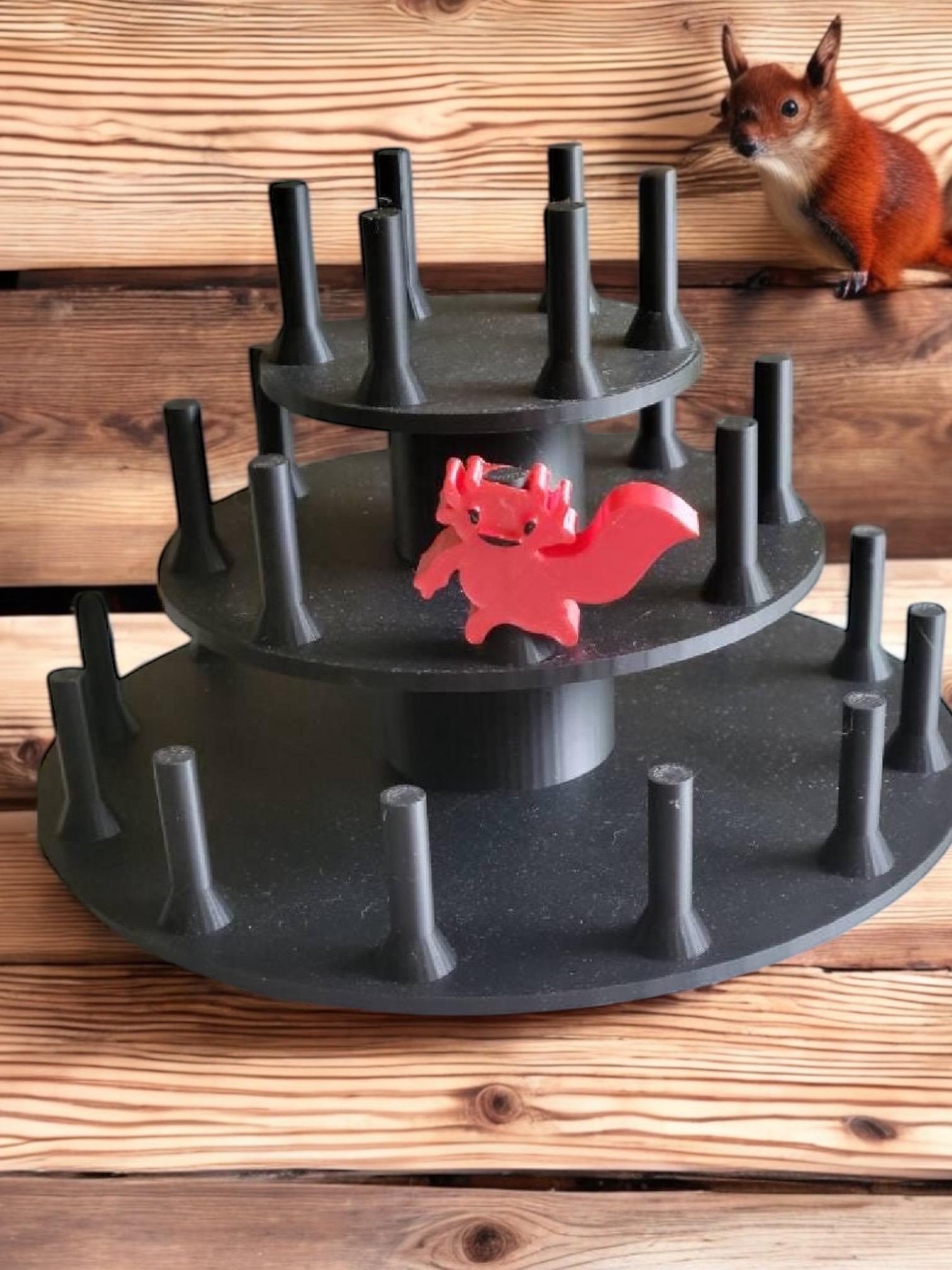 3D Printed 26 Ct Straw Topper Display That Spins! - Etsy