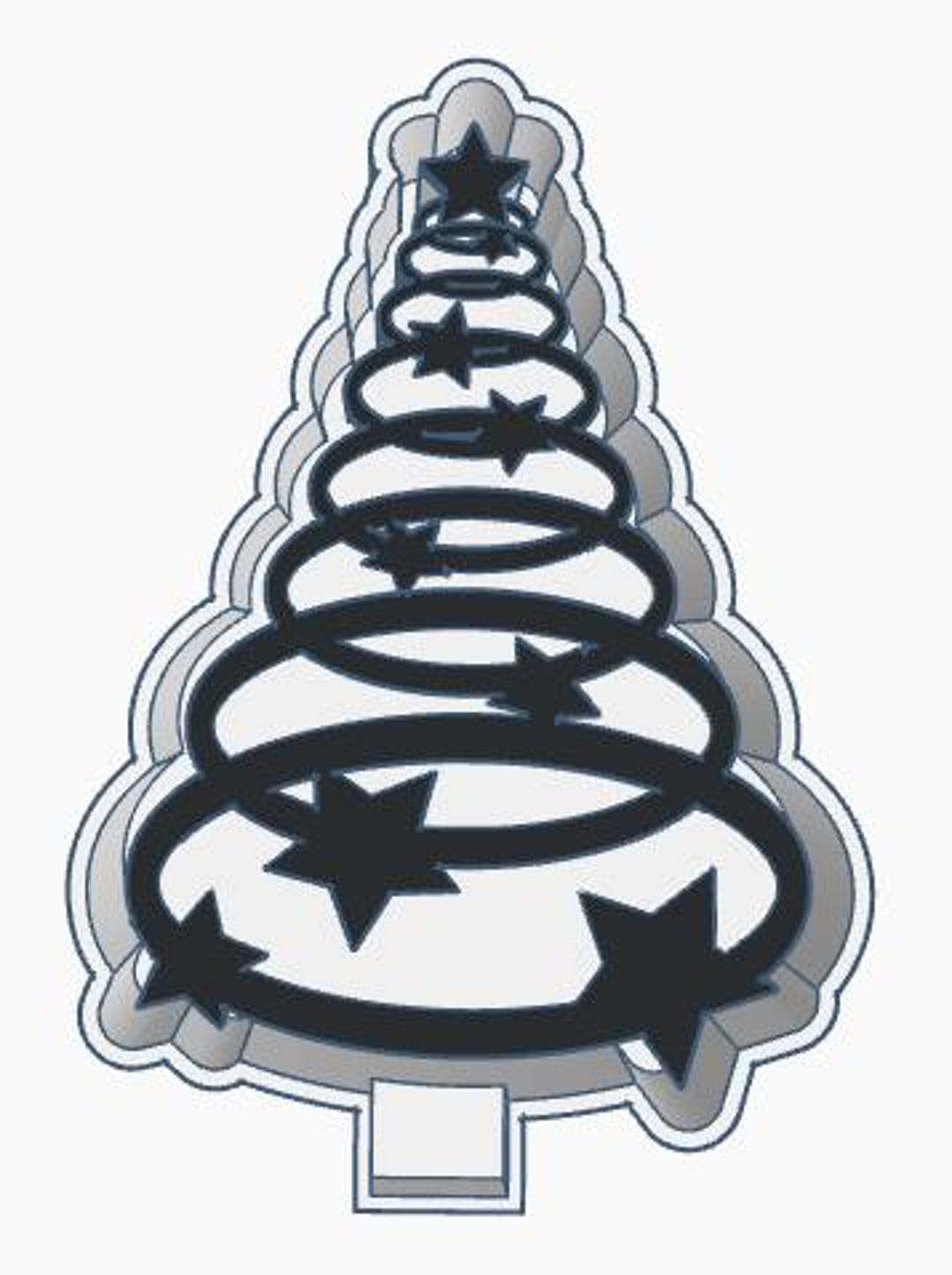 Christmas Tree Star - Digital Freshie Mold Housing STL - Etsy