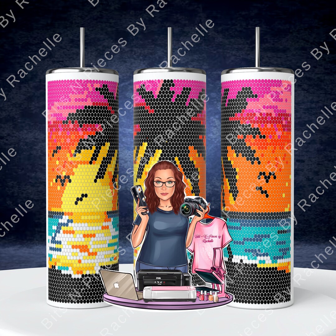 Summer Sunset Digital Rhinestone Pattern - Etsy