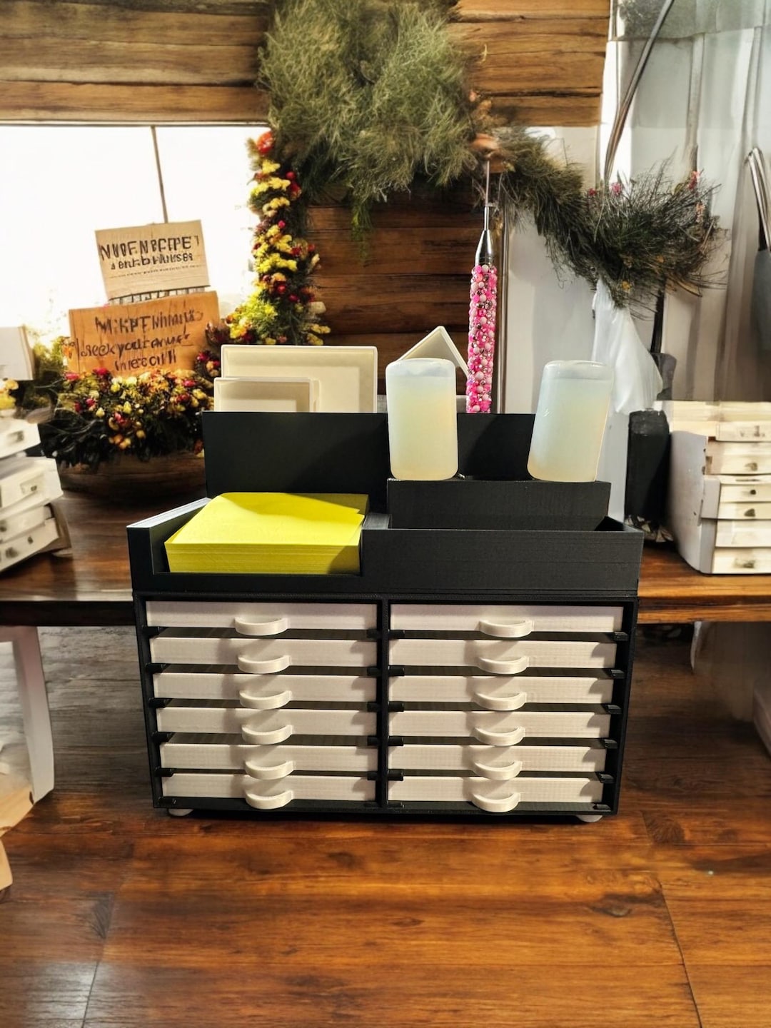 3D Printed Rhinestone Cabinet Organizer - Etsy