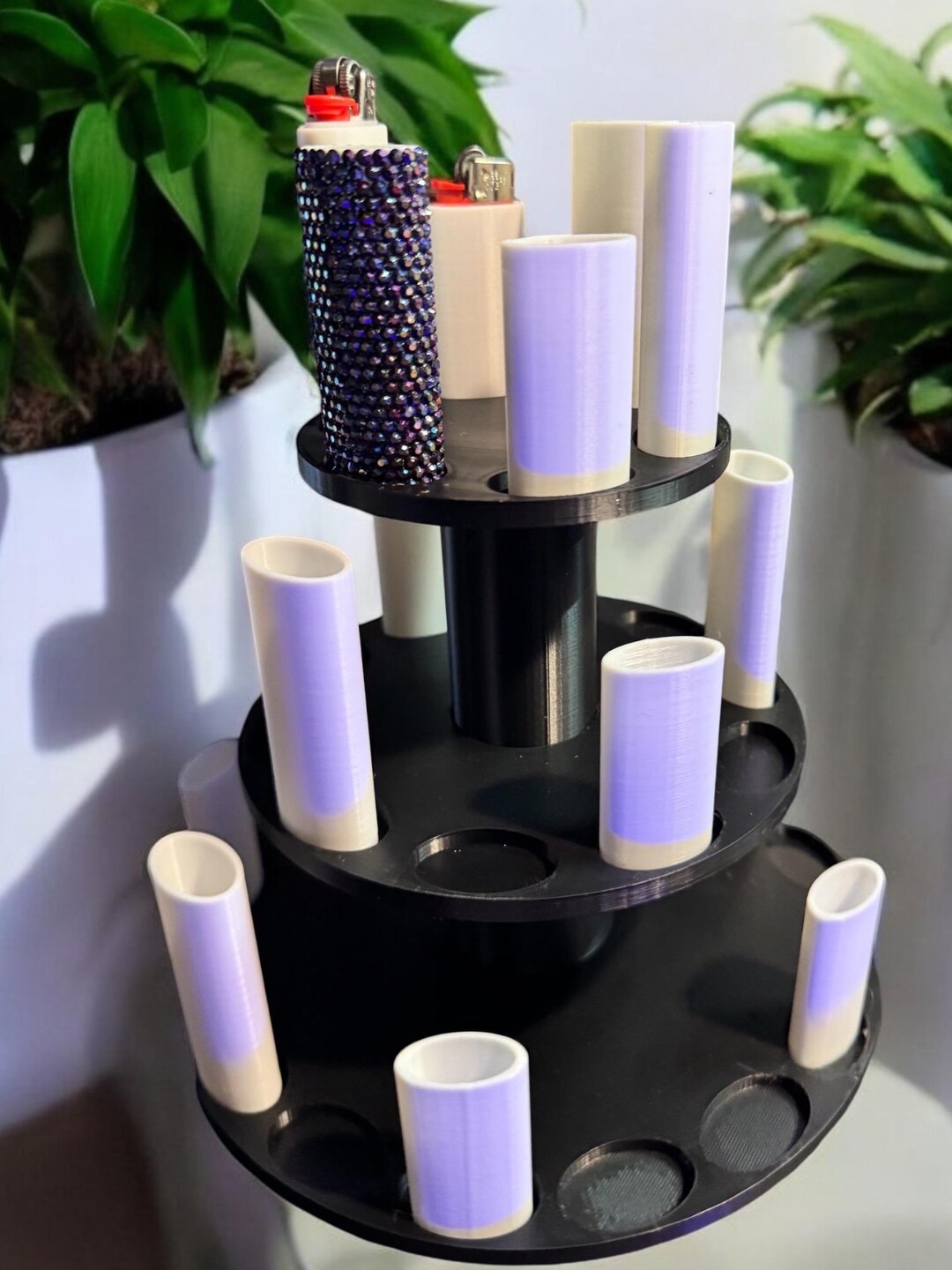 3D Printed 32 Count Lighter Sleeve Display That Spins! - Etsy