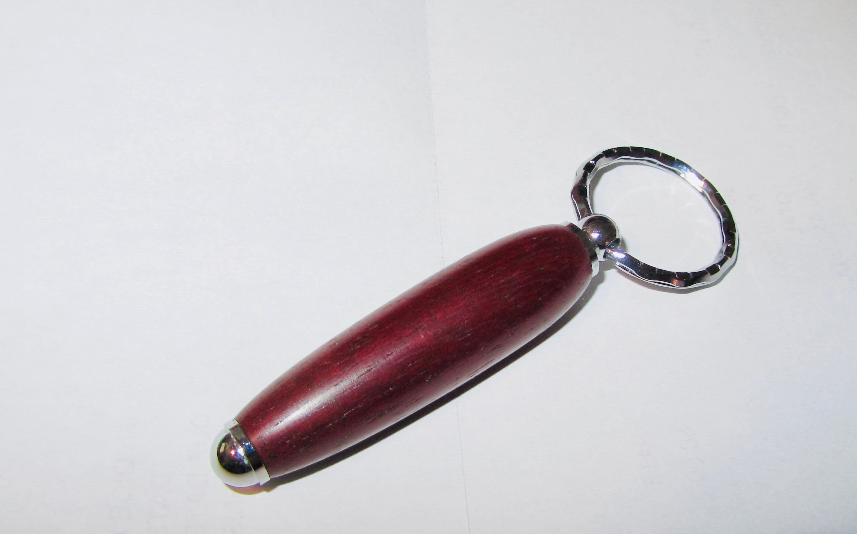 Rare Purple Heart Wood Hand Turned Key Chain. - Etsy