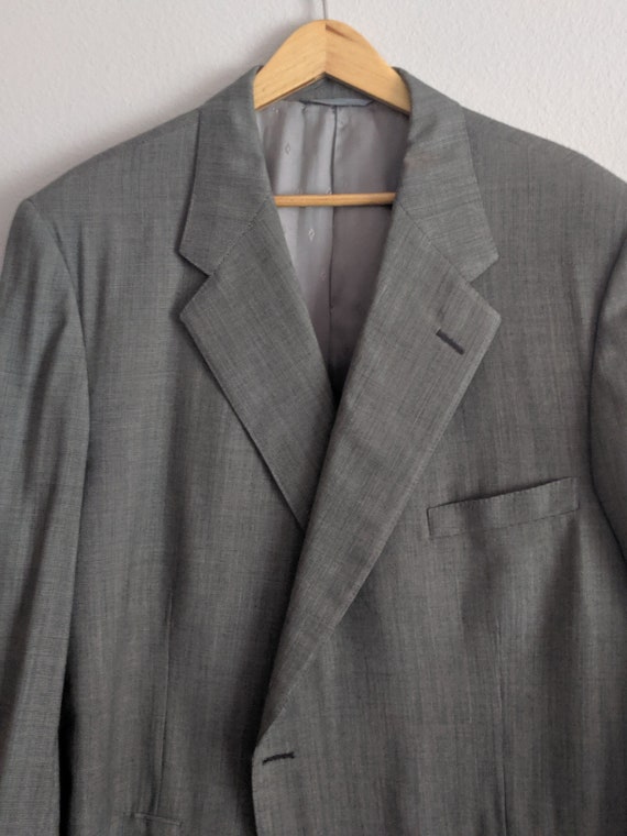 mens custom suit grey - Gem