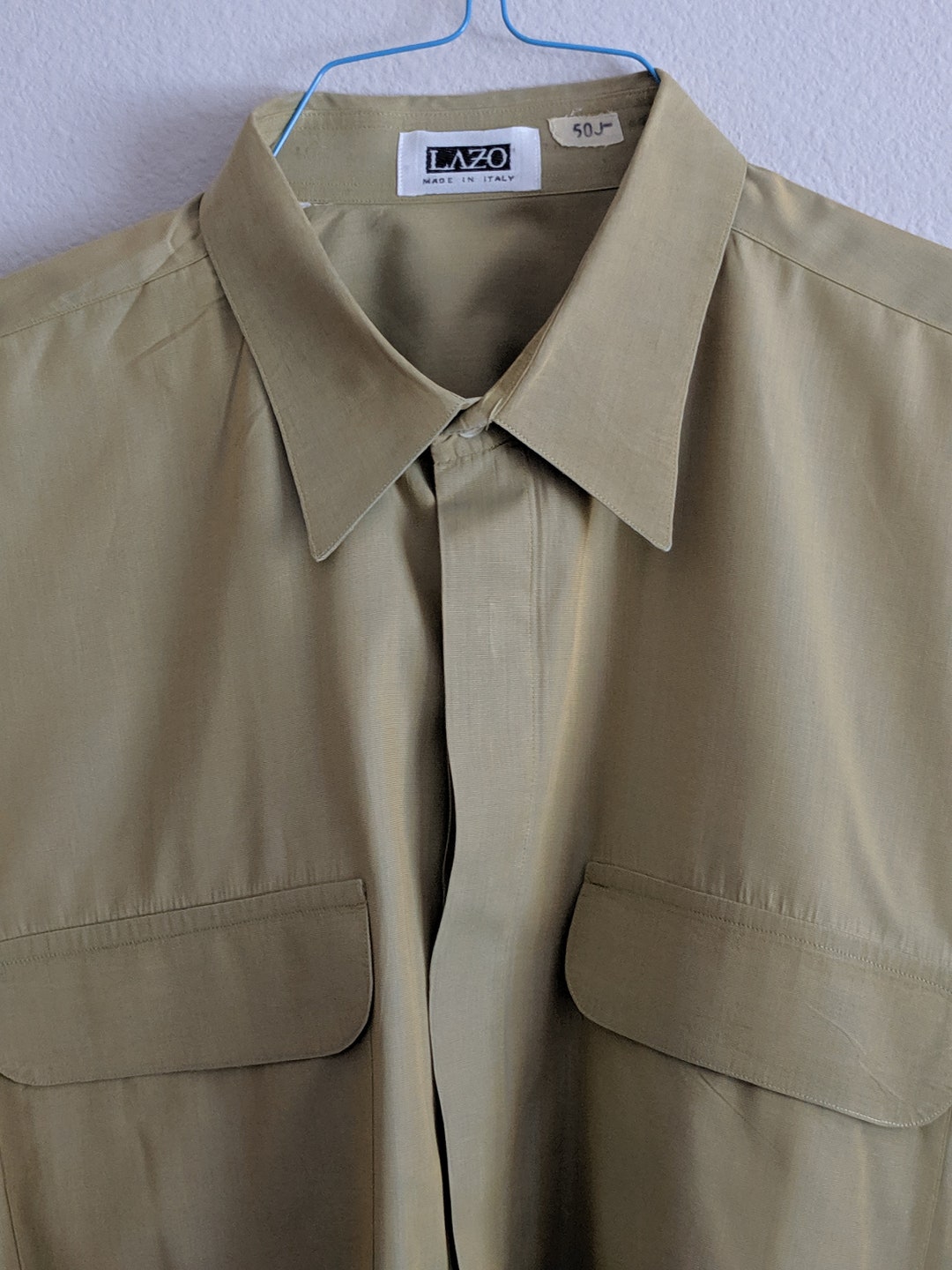 Lazo Made in Italy Long Sleeve Men's Shirt S 3X - Etsy Singapore