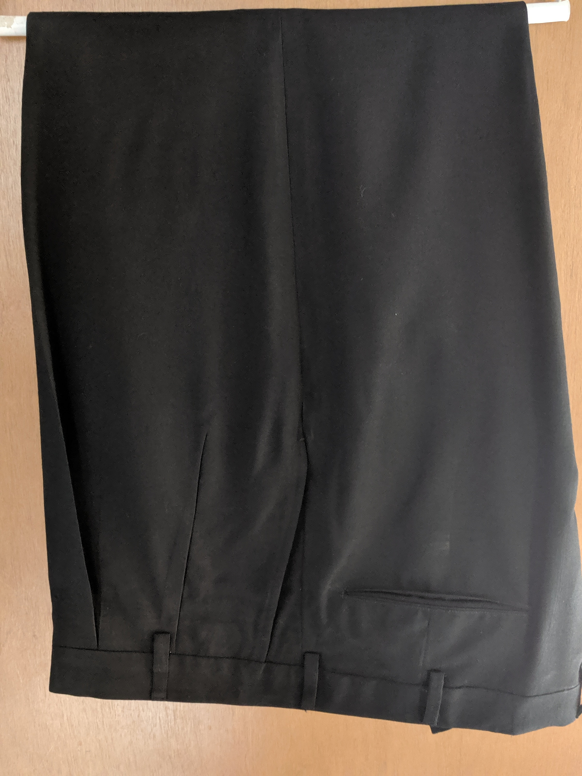 Black Custom Pleated and Cuffed Dress Pants Size 40 X 30 - Etsy