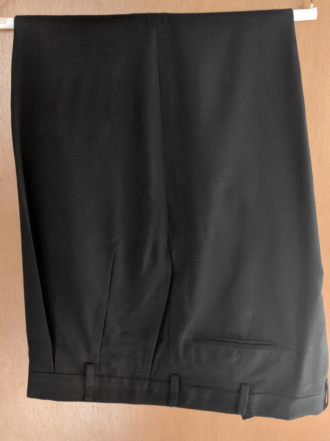 Black Custom Pleated and Cuffed Dress Pants Size 40 X 30 - Etsy