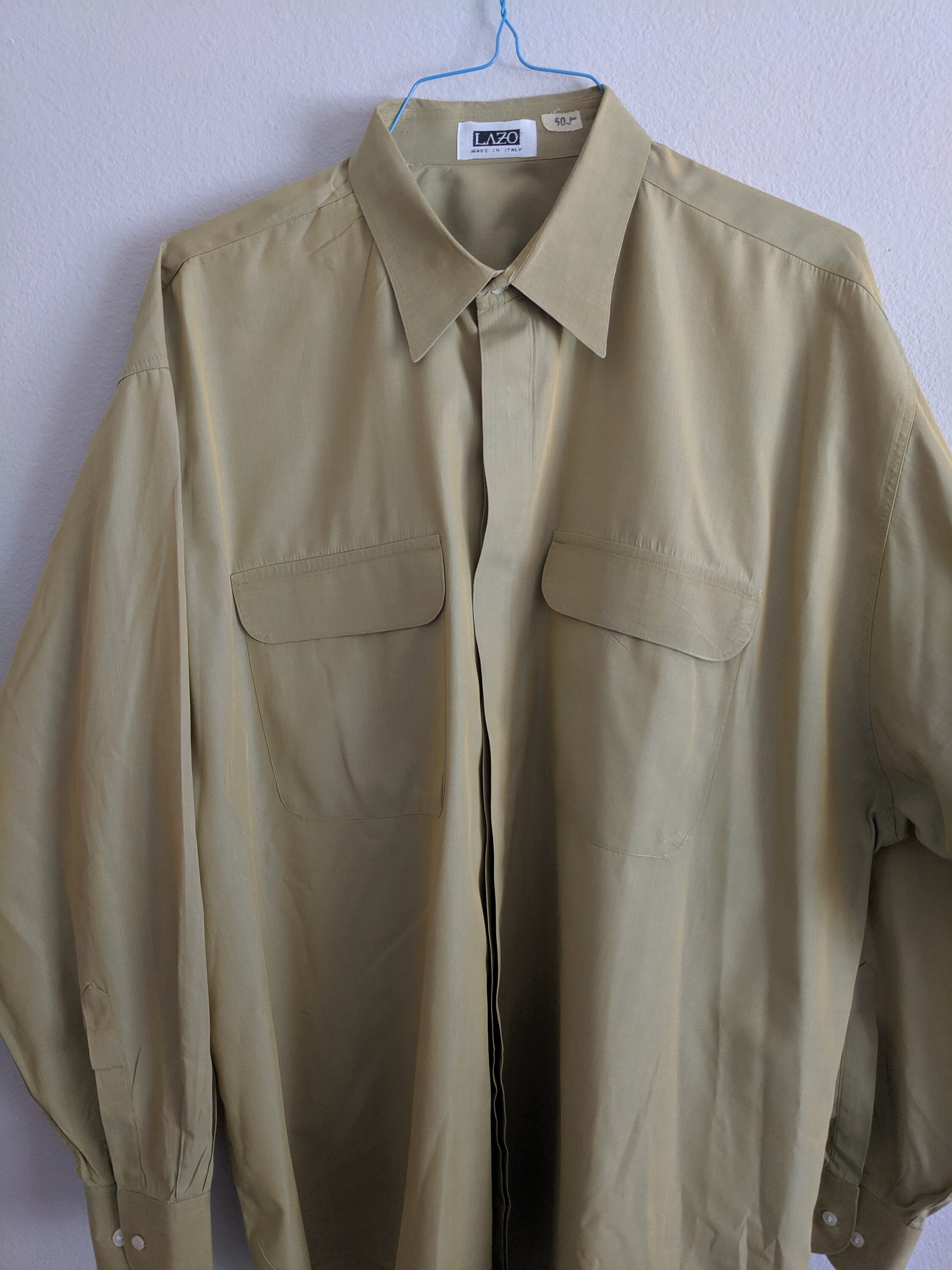 Lazo Made in Italy Long Sleeve Men's Shirt S 3X - Etsy Singapore