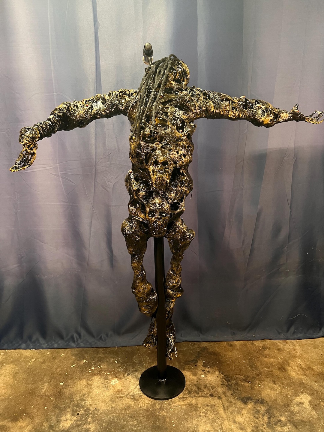 Custom Corpsed Mic Stand: Horror Stage Prop, Gothic Sculpture - Etsy