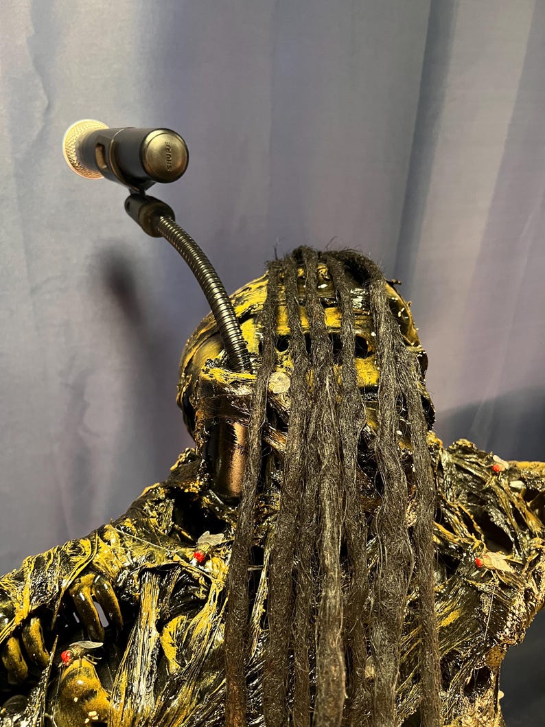 Custom Mic Stand, Horror Stage Prop, Gothic Sculpture (only Available ...