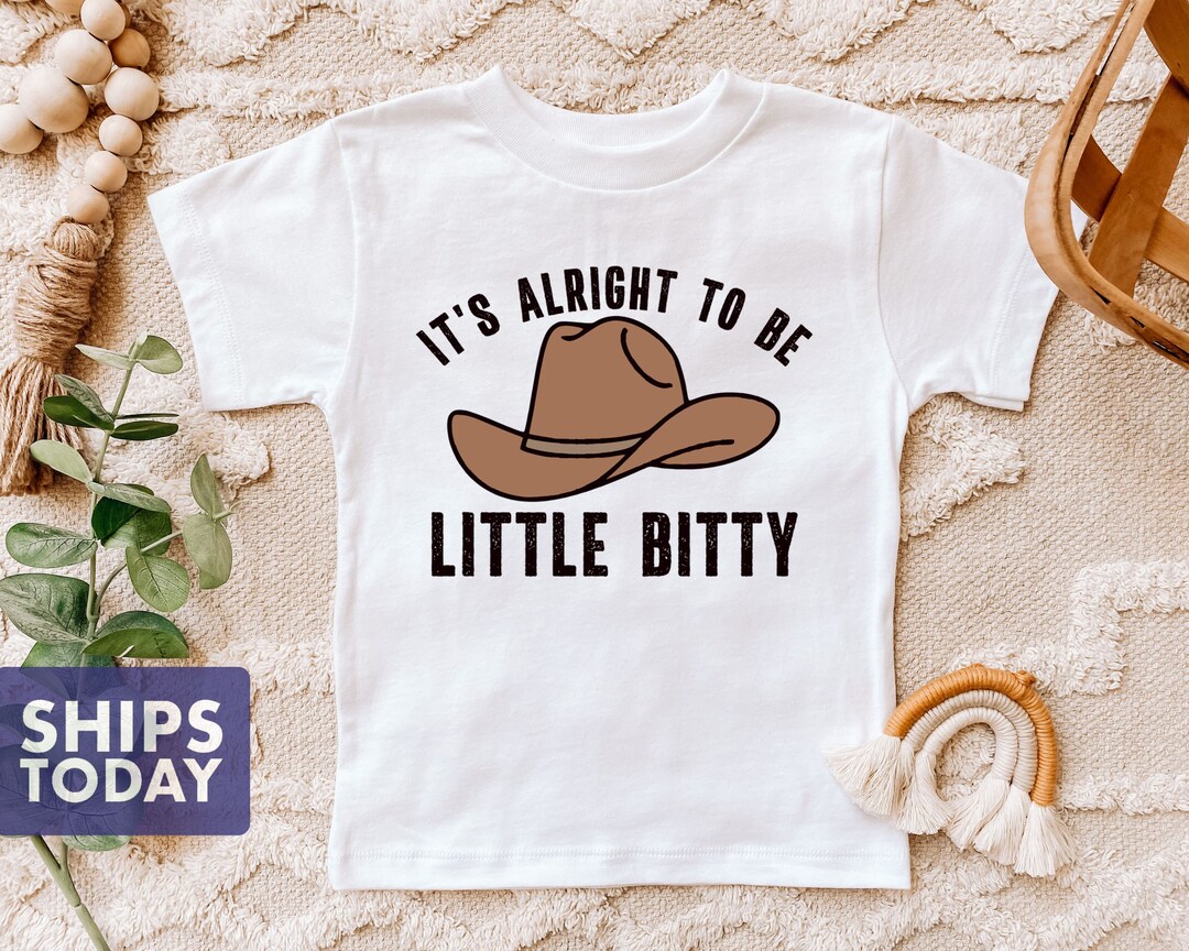 Cowboy Hat Baby Onesie®: It's Alright to Be Little Bitty - Etsy