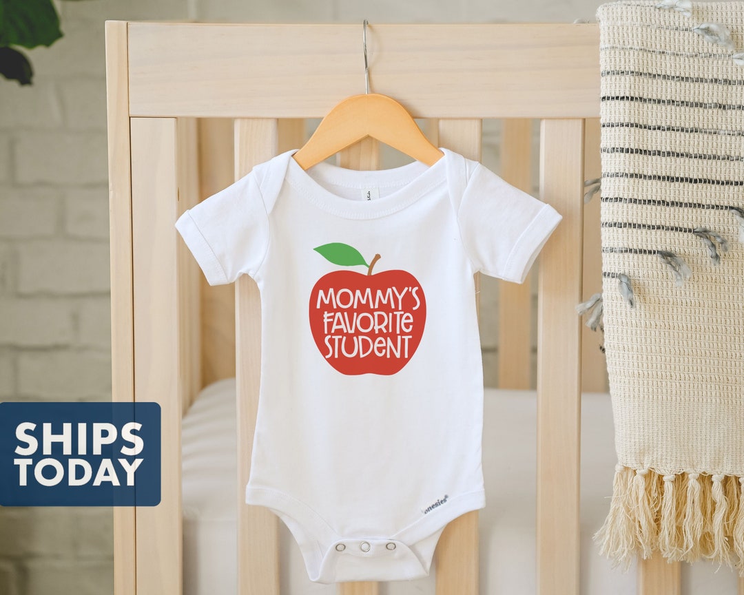 Teacher Onesie® - Cute Mommy's Favorite Student Onesie® - Educator Baby ...