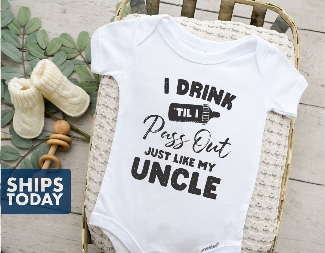 Funny Uncle Baby Onesie®: 100% Cotton Bodysuit - Etsy