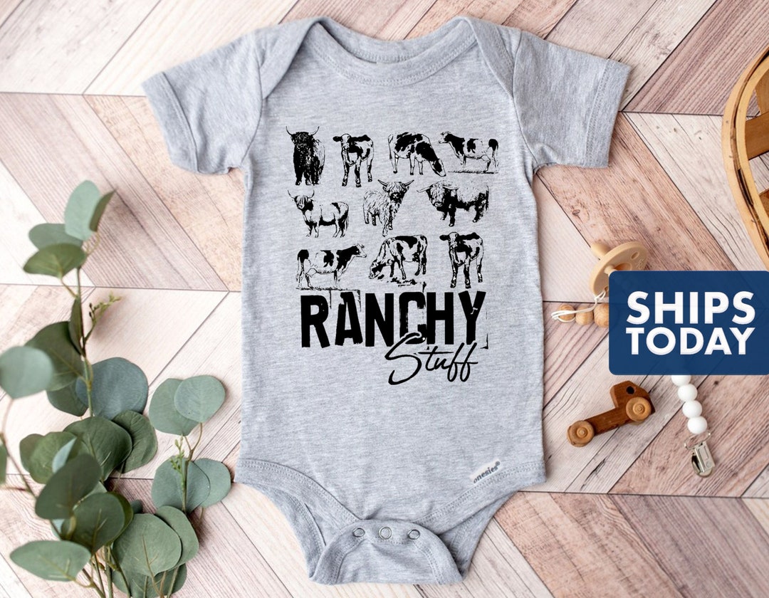 Ranchy Stuff Onesie® Rancher Onesie® Daddy's Boy Shirt Baby Gift Bull ...