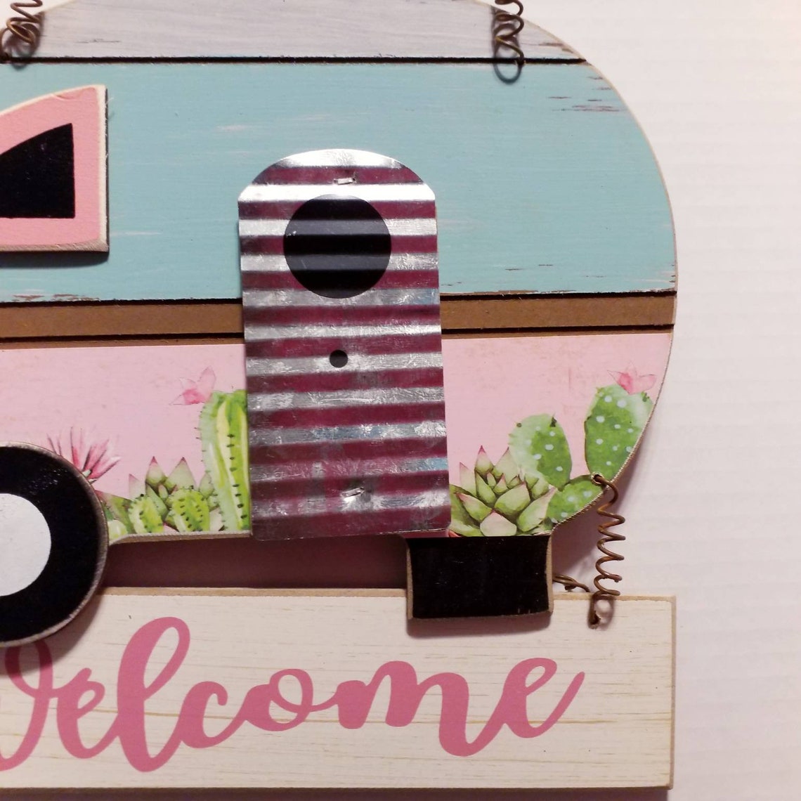 Welcome Camper Sign Welcome Wreath Sign RV Camper Sign Camper - Etsy