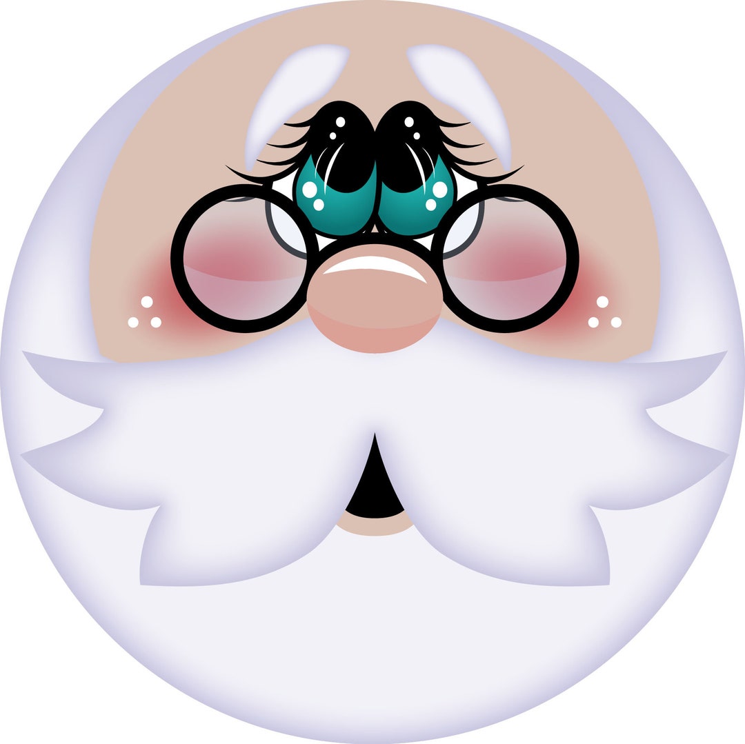 Santa Faces, Cute Santa, Mrs Santa Wreath Face, Graphics Center Welcome ...