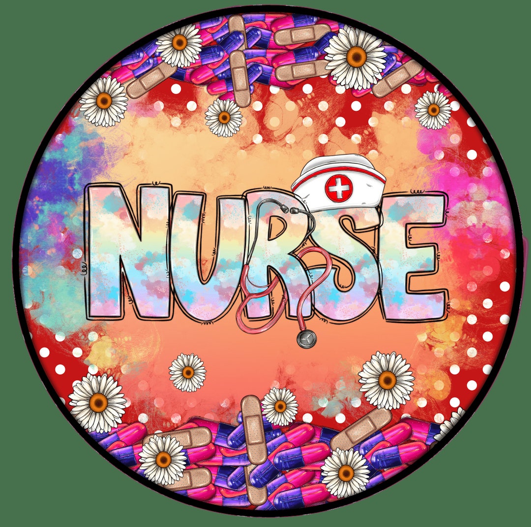 Nurse Wreath Sign, Registered Nurse, Certified Medical Assistant, RN ...