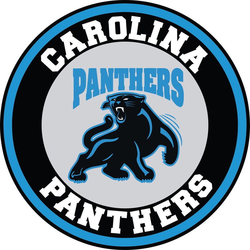 Panthers Wreath - Etsy