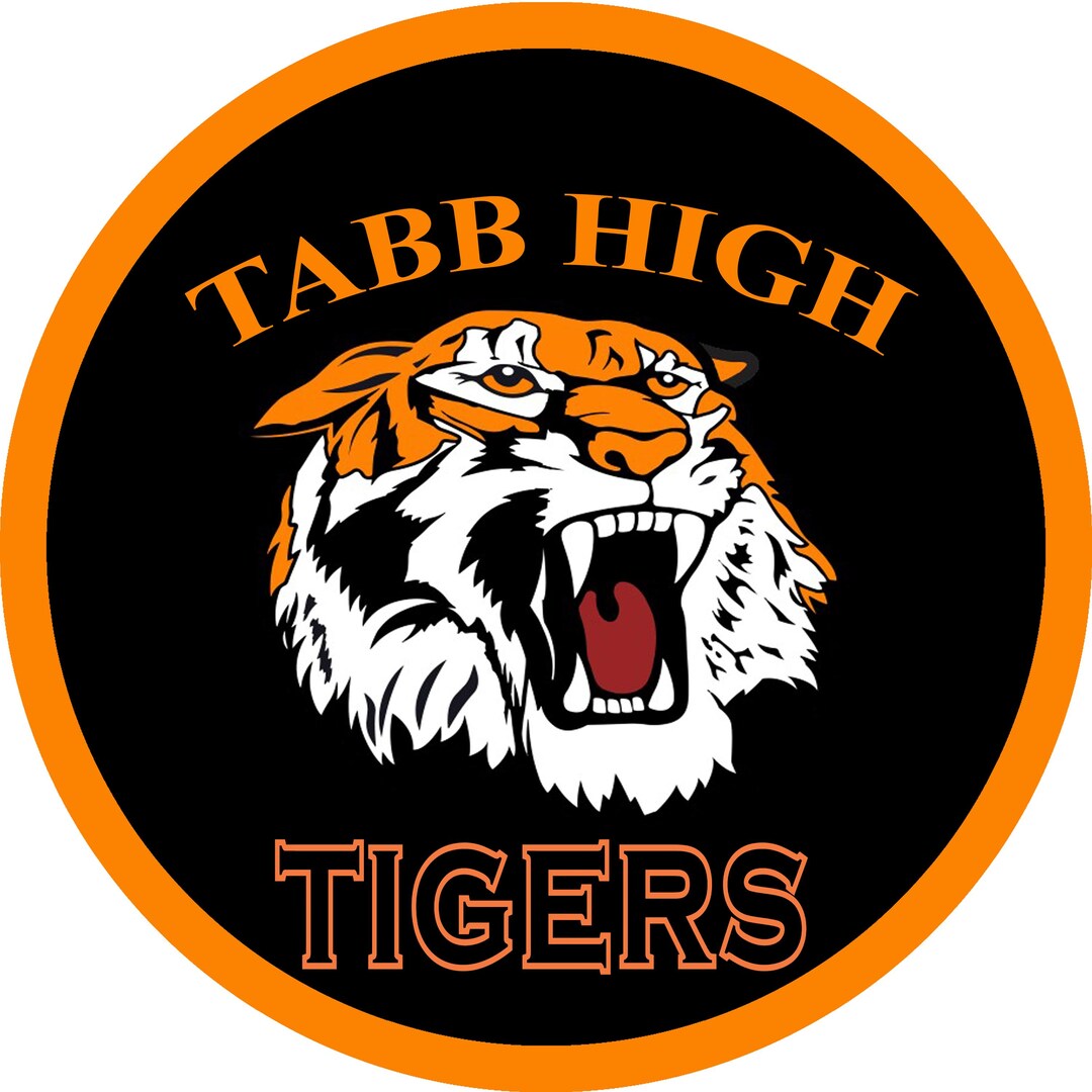 Tabb High Tigers Aluminum Metal Shape Wreath Sign Home and Living Room ...