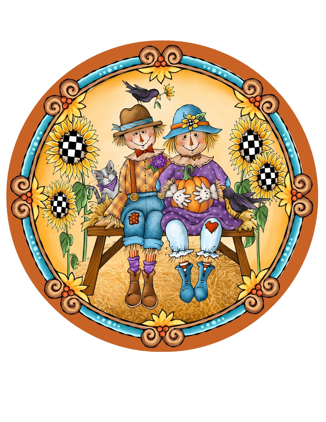 Fall Wreath Signs Happy Fall Sign Welcome Fall Happy - Etsy