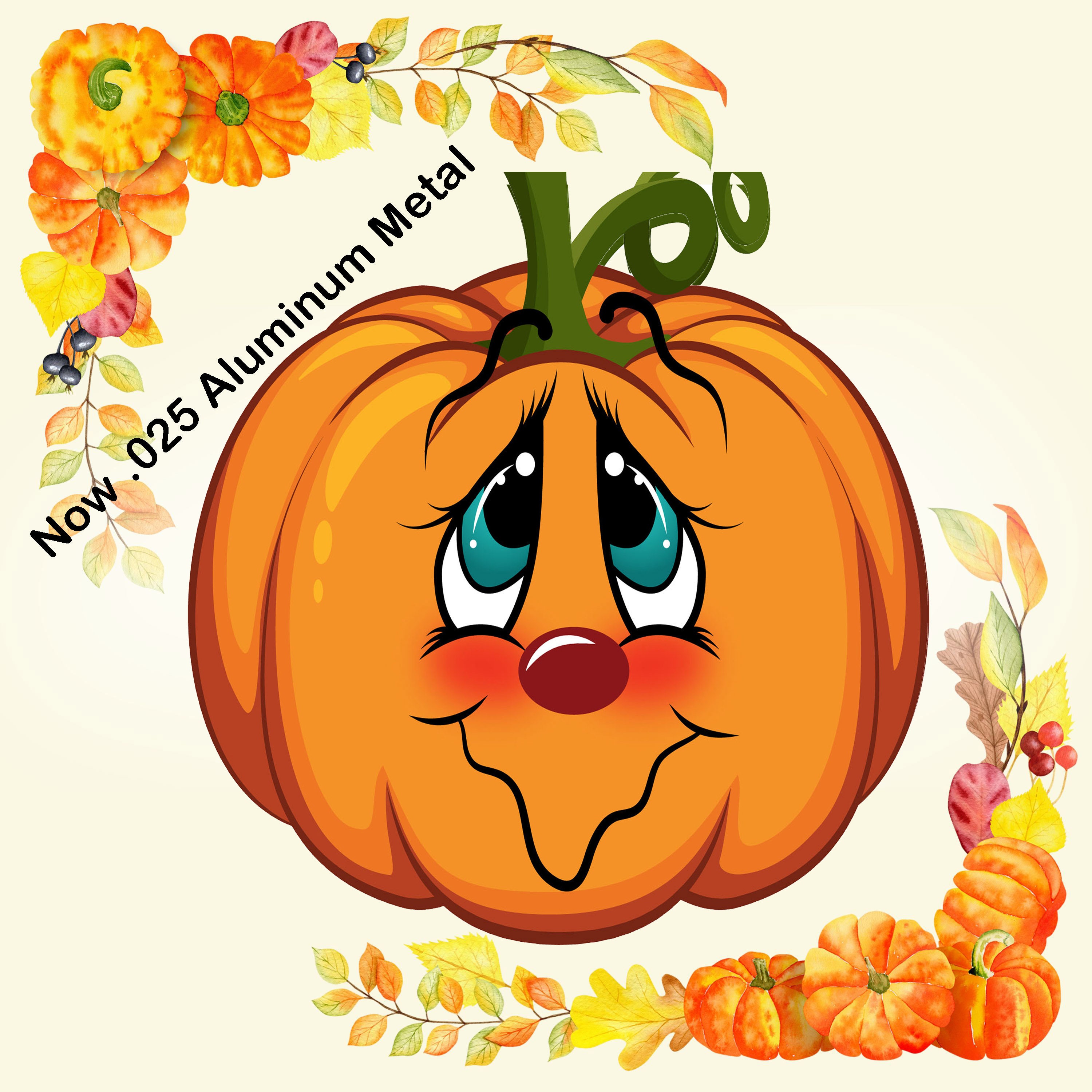 2 Pumpkin Man Face Center Welcome Sign Wreath Accessory Wall - Etsy