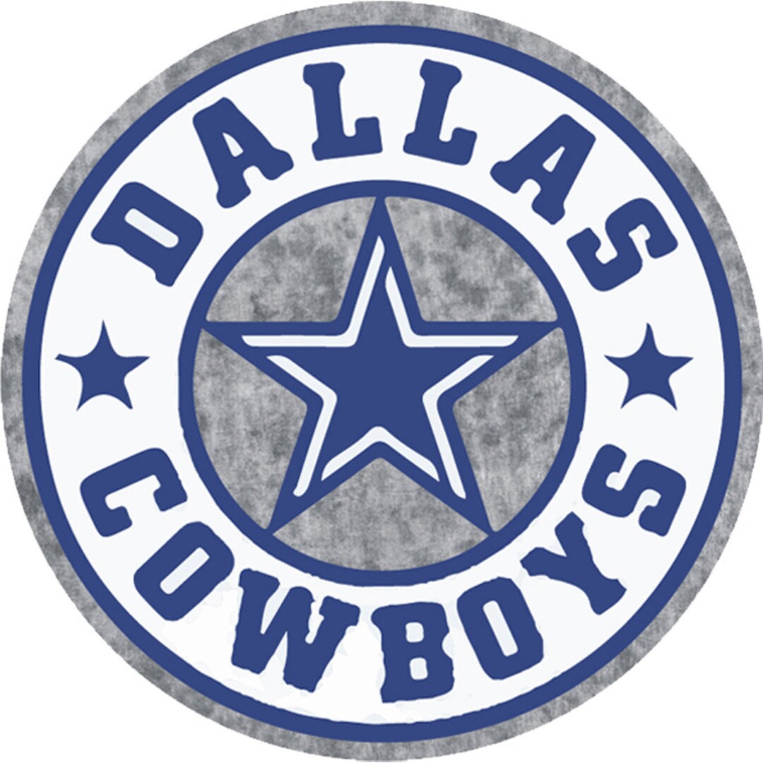 Dallas Football Round Aluminum Metal Shape Wreath Sign Home and Living ...
