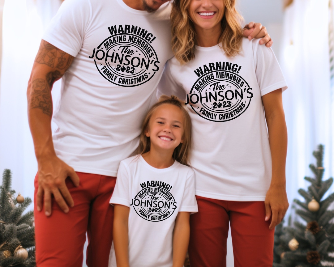 Custom Family Christmas Shirts, Family Christmas Shirts, Custom ...