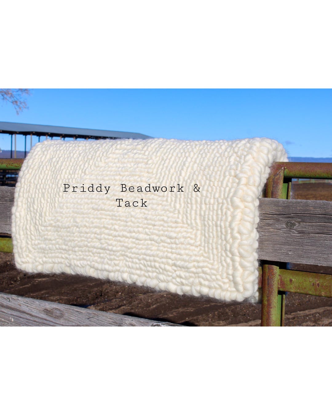 All Natural Pulled Wool Saddle Pad - Etsy