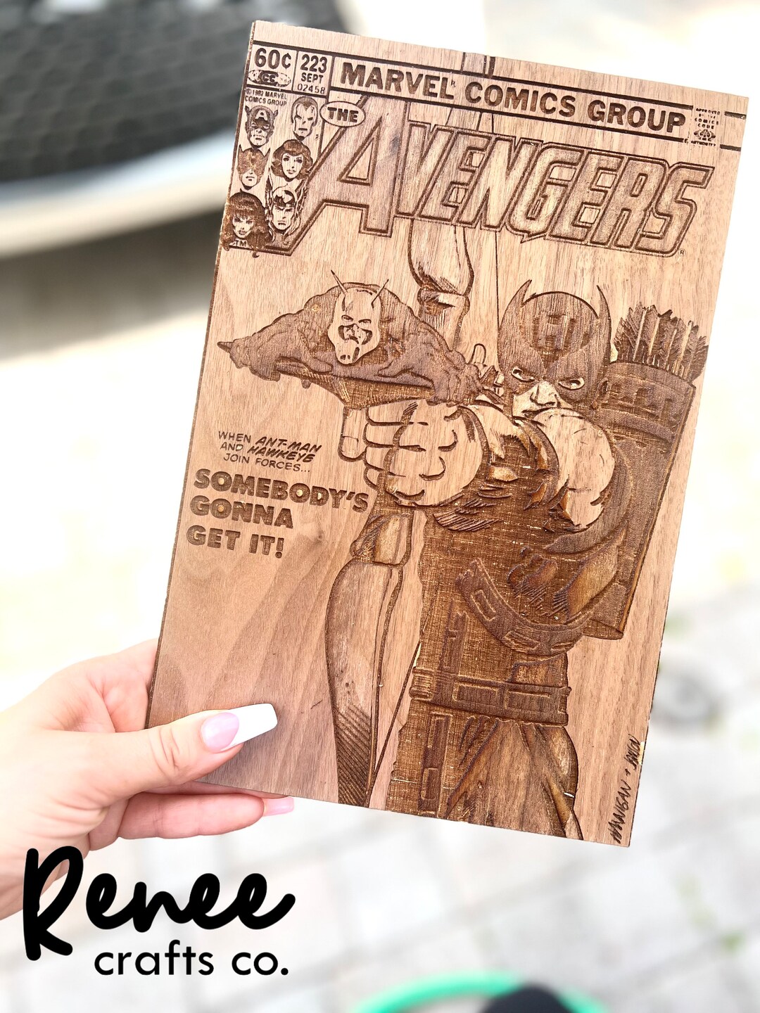 Hawkeye Epic Collection Vol 1: Avenging Archer Engraved Comic, Wood ...