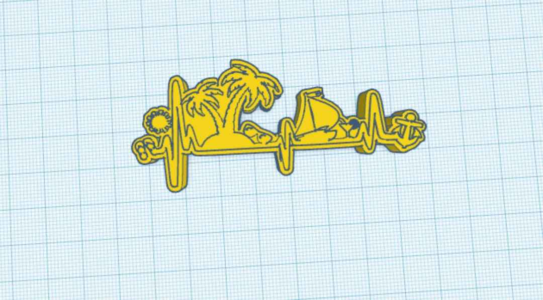 Beach Life Straw Topper Beach Vibes STL File Download - Etsy