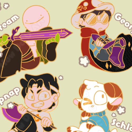 Dream SMP Enamel Pins batch 1 - Etsy
