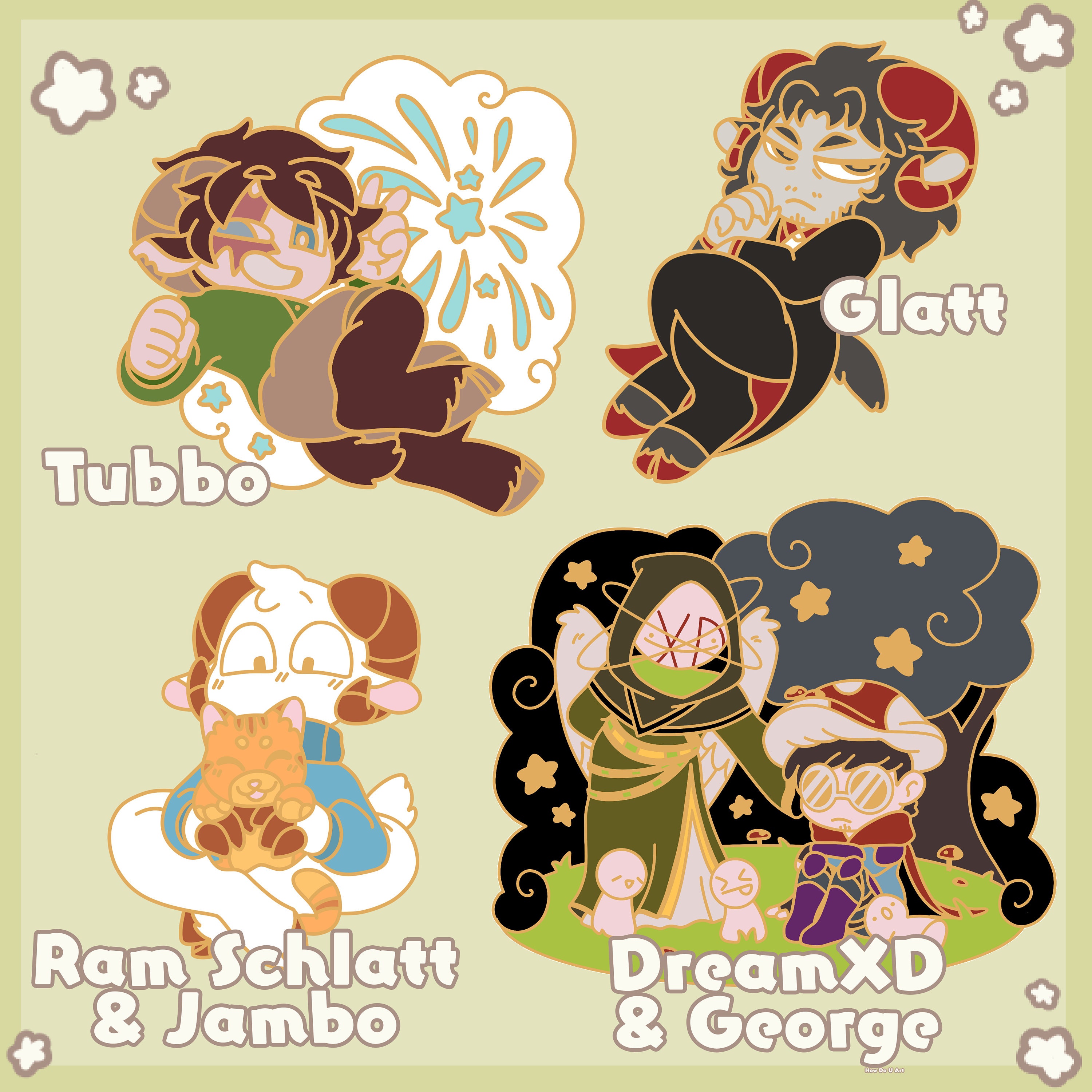 Dream SMP Enamel Pins batch 2 - Etsy UK