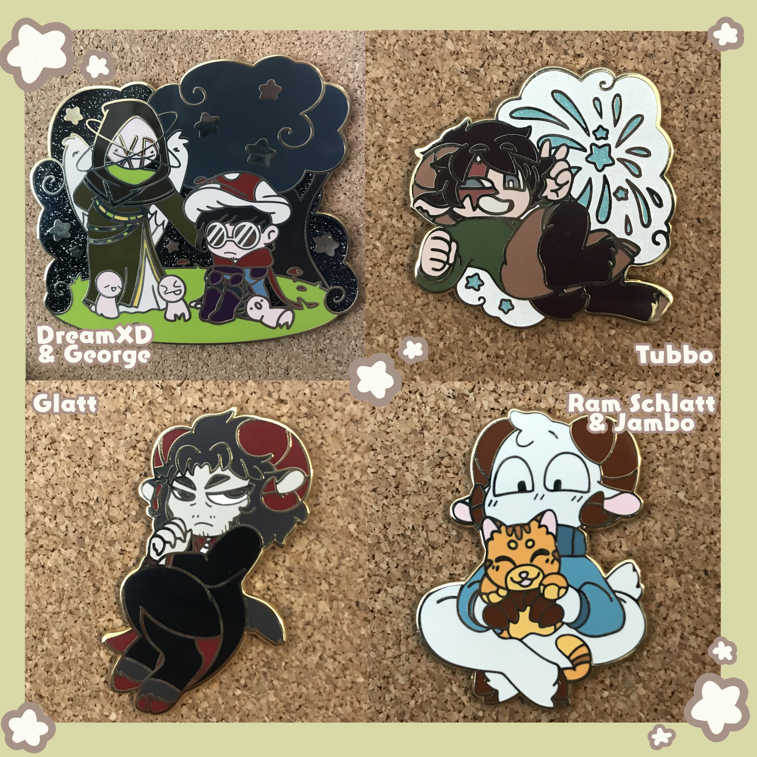 Dream SMP Enamel Pins batch 2 - Etsy UK