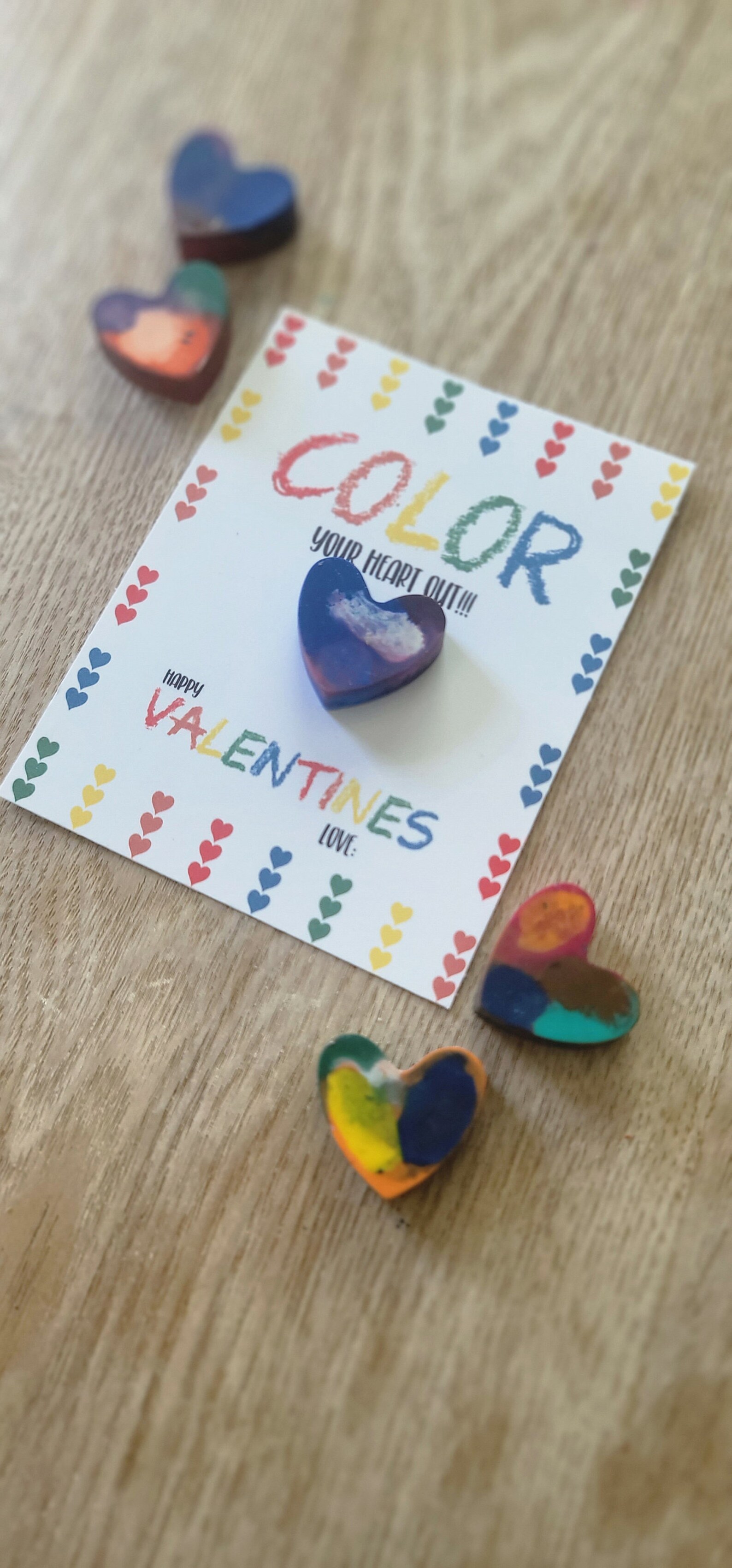 Printable Valentine's Day Cards, Color Your Heart Out, Valentine's Day ...