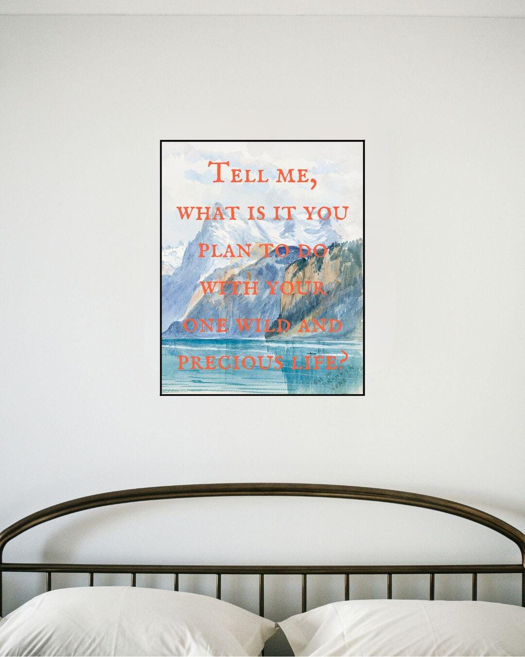 Mary Oliver Print Wall Art Digital Download Poster Poem Quote - Etsy