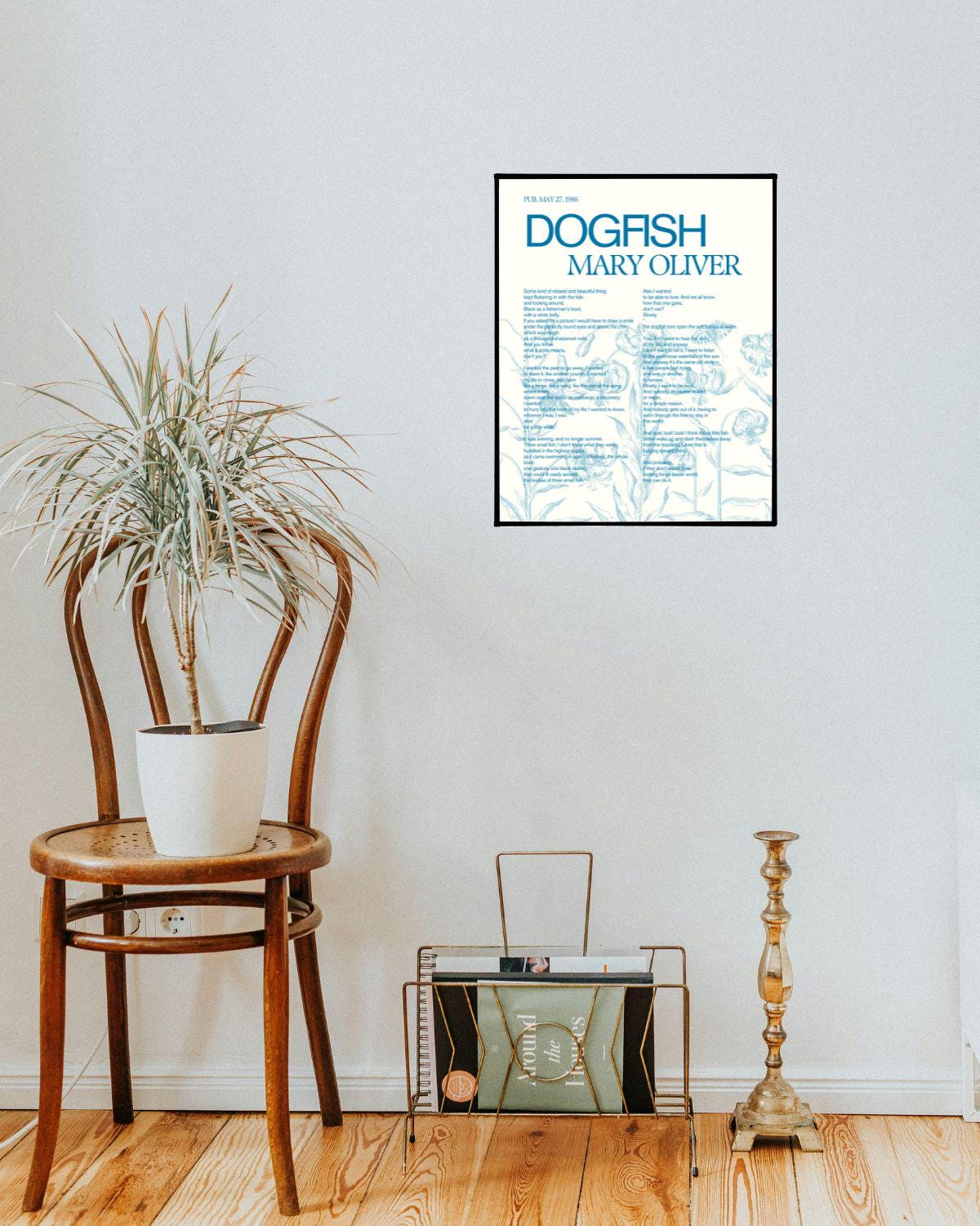 Mary Oliver "dogfish" Poem Art Print / Digital Download Poster | MANY ...