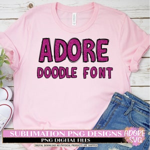 Pink Glitter Doodle Letters PNG, Glitter Doodle Font, Glitter Doodle ...