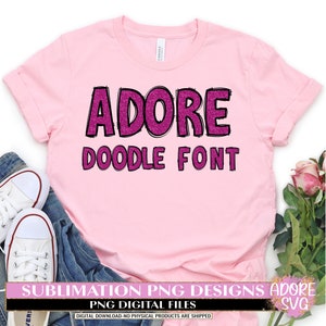 Pink Glitter Doodle Letters PNG, Glitter Doodle Font, Glitter Doodle ...