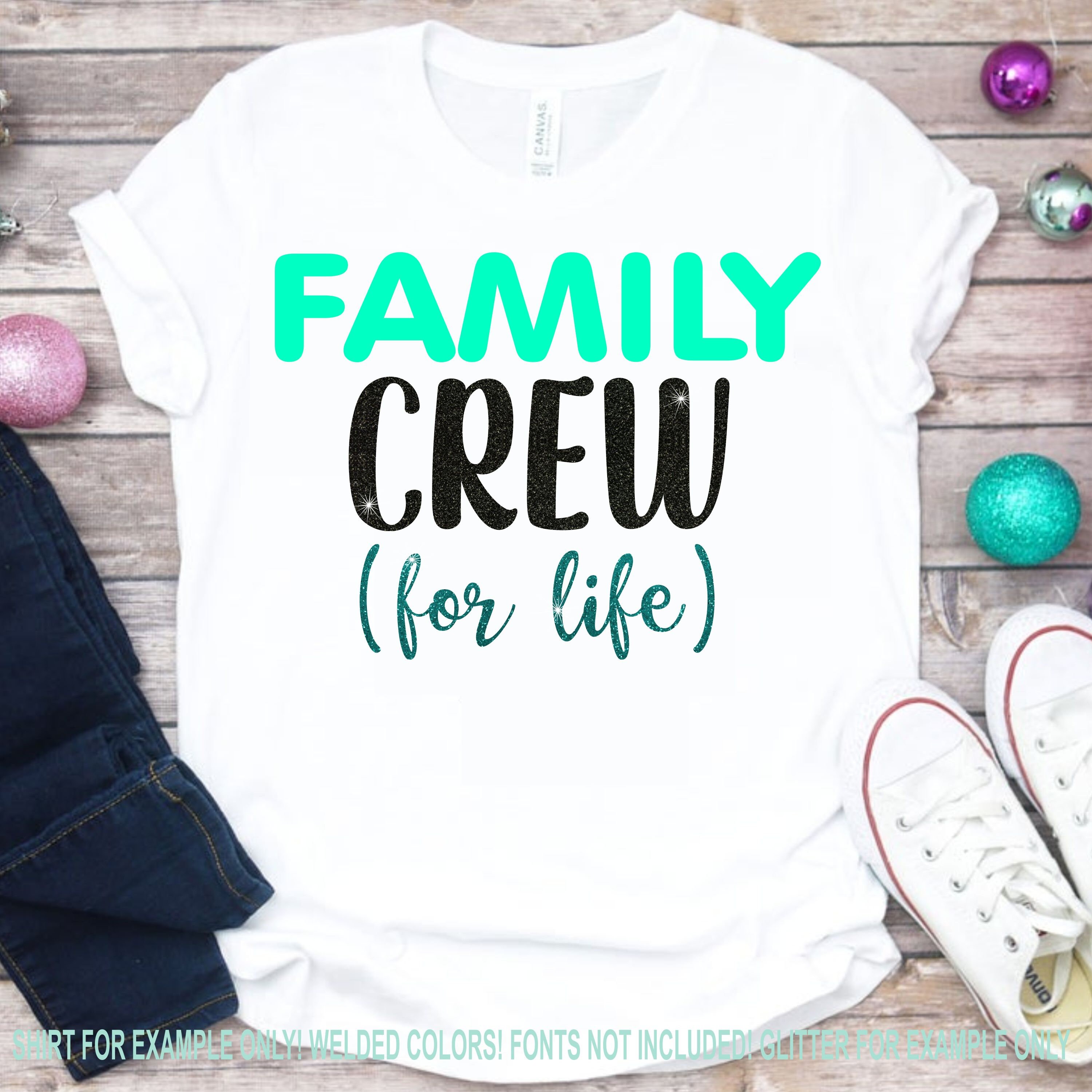 Family crew svgfamily crew for life svgcrew svgcrew | Etsy