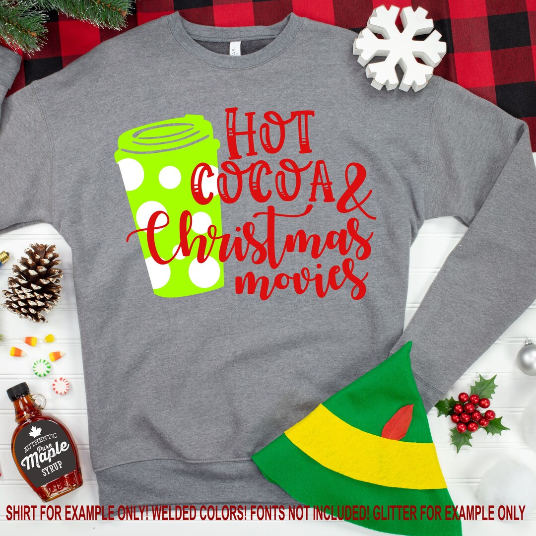 Hot Cocoa Christmas Movies Svg Hot Cocoa Svg Christmas - Etsy