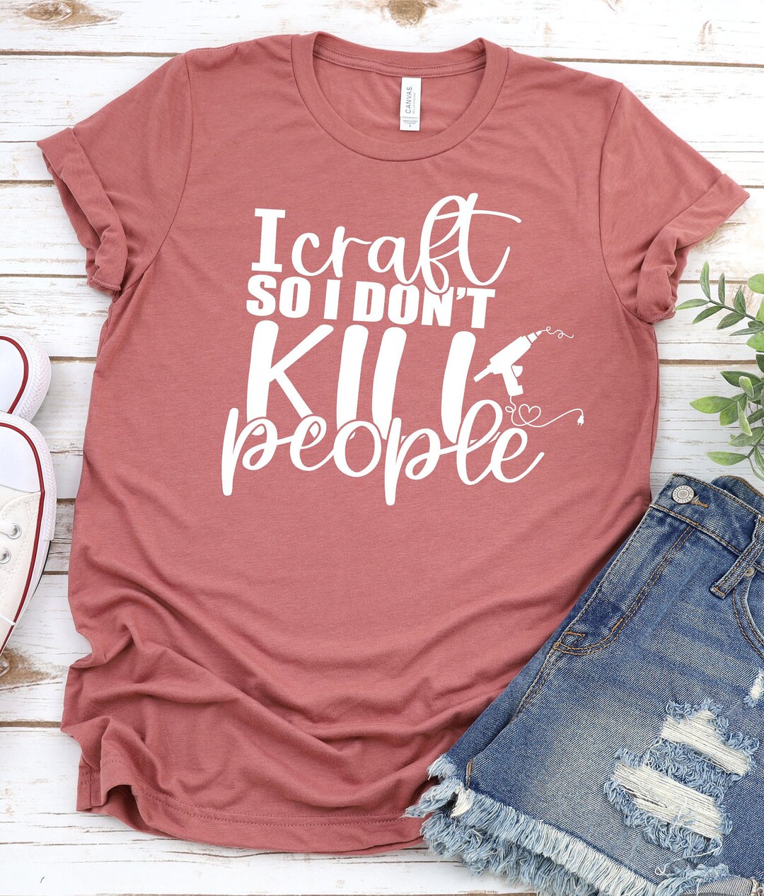 I Craft so I Don't Kill People Svg, I Craft Svg, Crafty Saying, Craft ...
