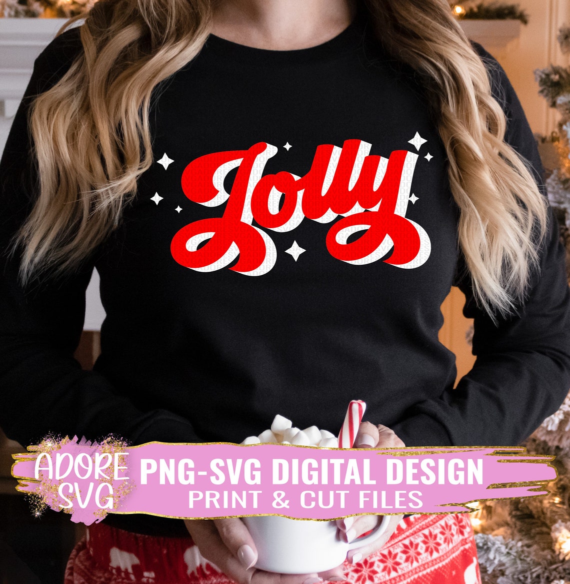Jolly Svg Holly Jolly Svg Christ Svg Christmas Time Svg - Etsy