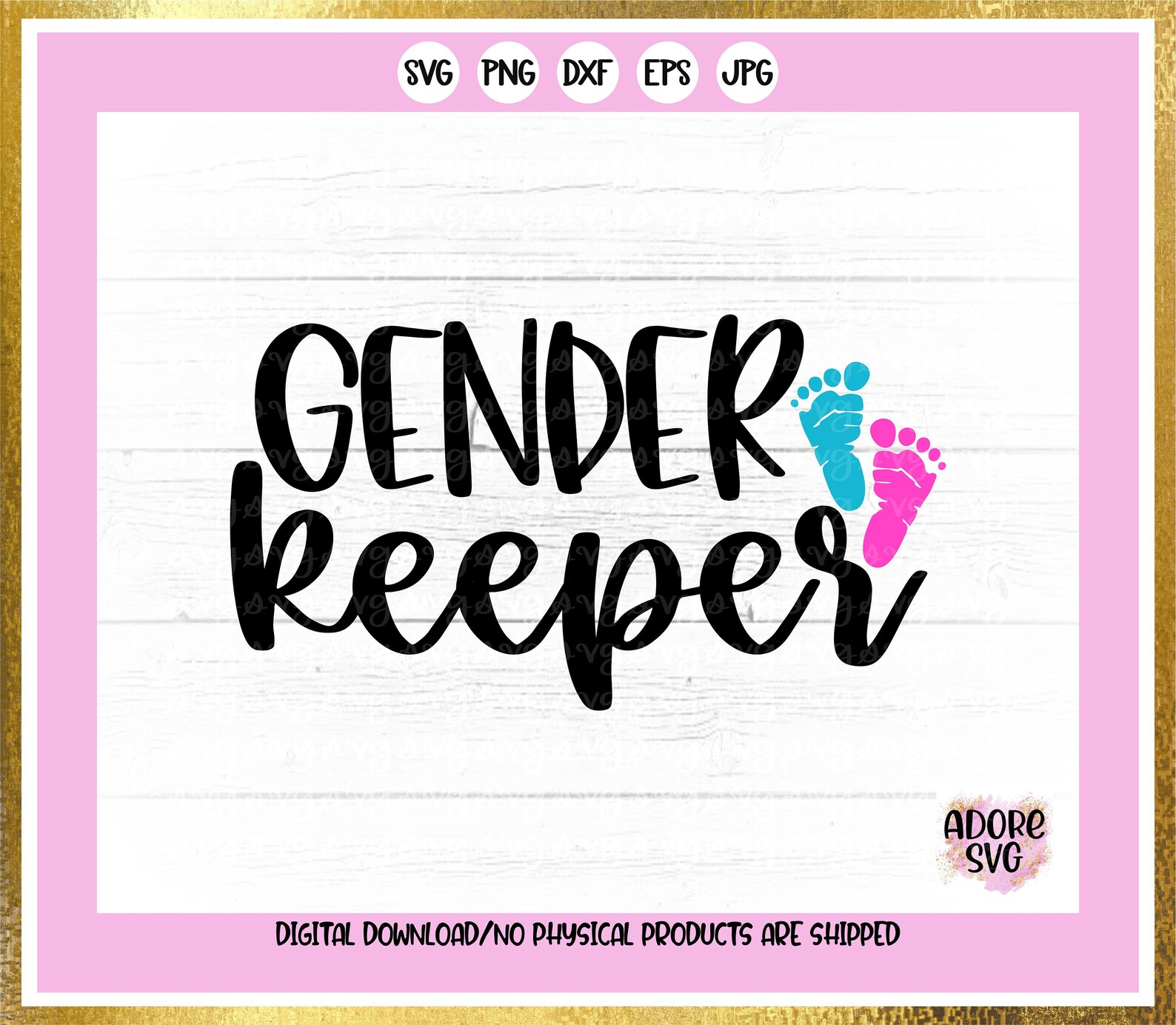Gender Reveal Svg Gender Keeper Svg Gender Reveal Svg Baby - Etsy