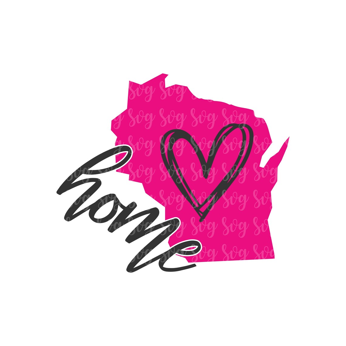 Wisconsin svg state svg home state svg home svg state home | Etsy